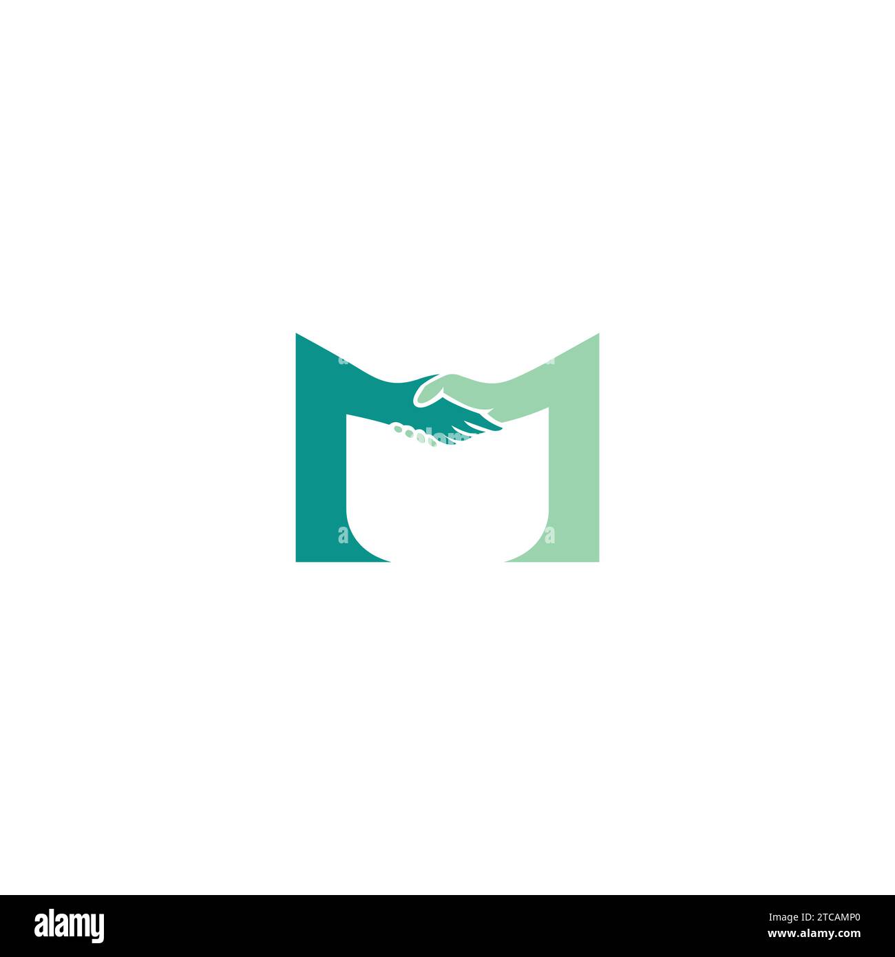 hand shake letter M logo. Initial M Logo Stock Vector Image & Art - Alamy