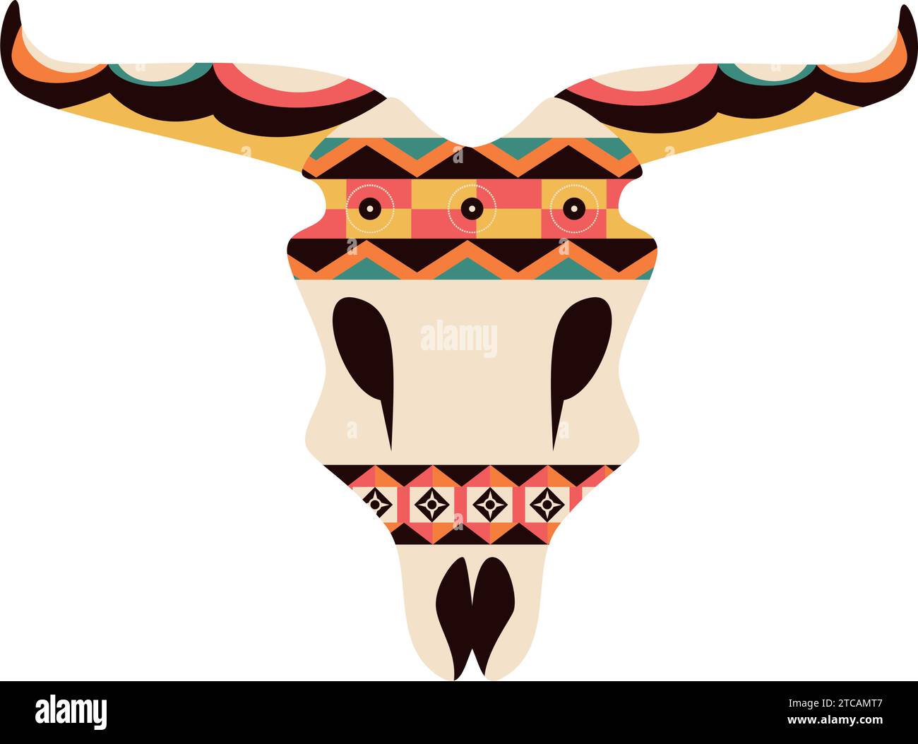 native american skull Stock Vector Image & Art - Alamy