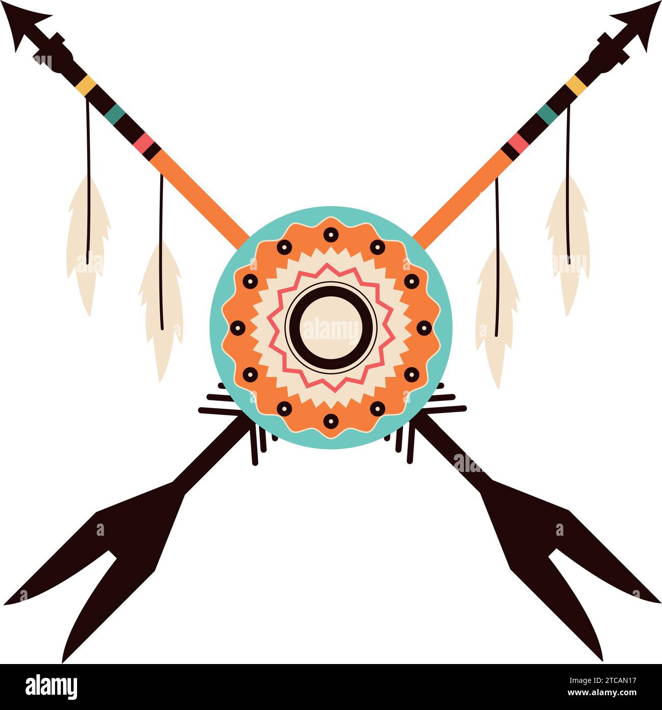 native american arrows with feather Stock Vector Image & Art - Alamy
