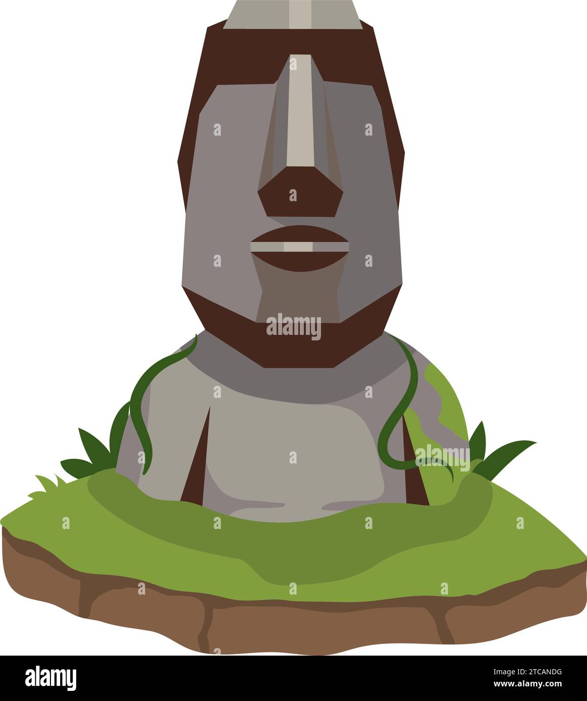 chile moai statue landmark Stock Vector Image & Art - Alamy