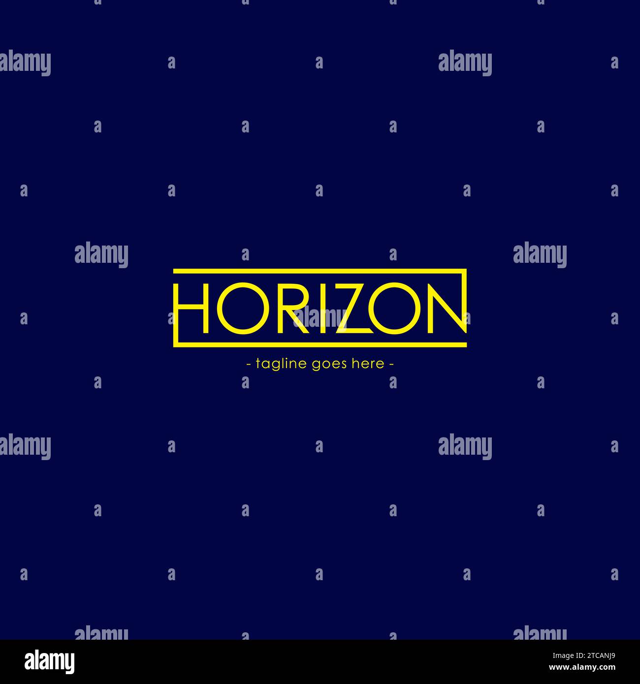 Horizon Logo Design. Simple and clean design Stock Vector Image & Art ...
