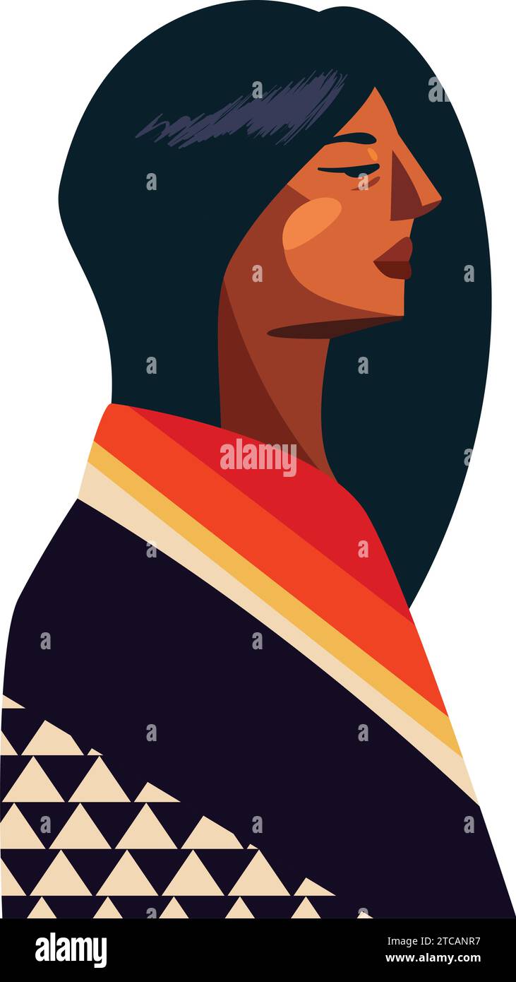 native american woman Stock Vector Image & Art - Alamy