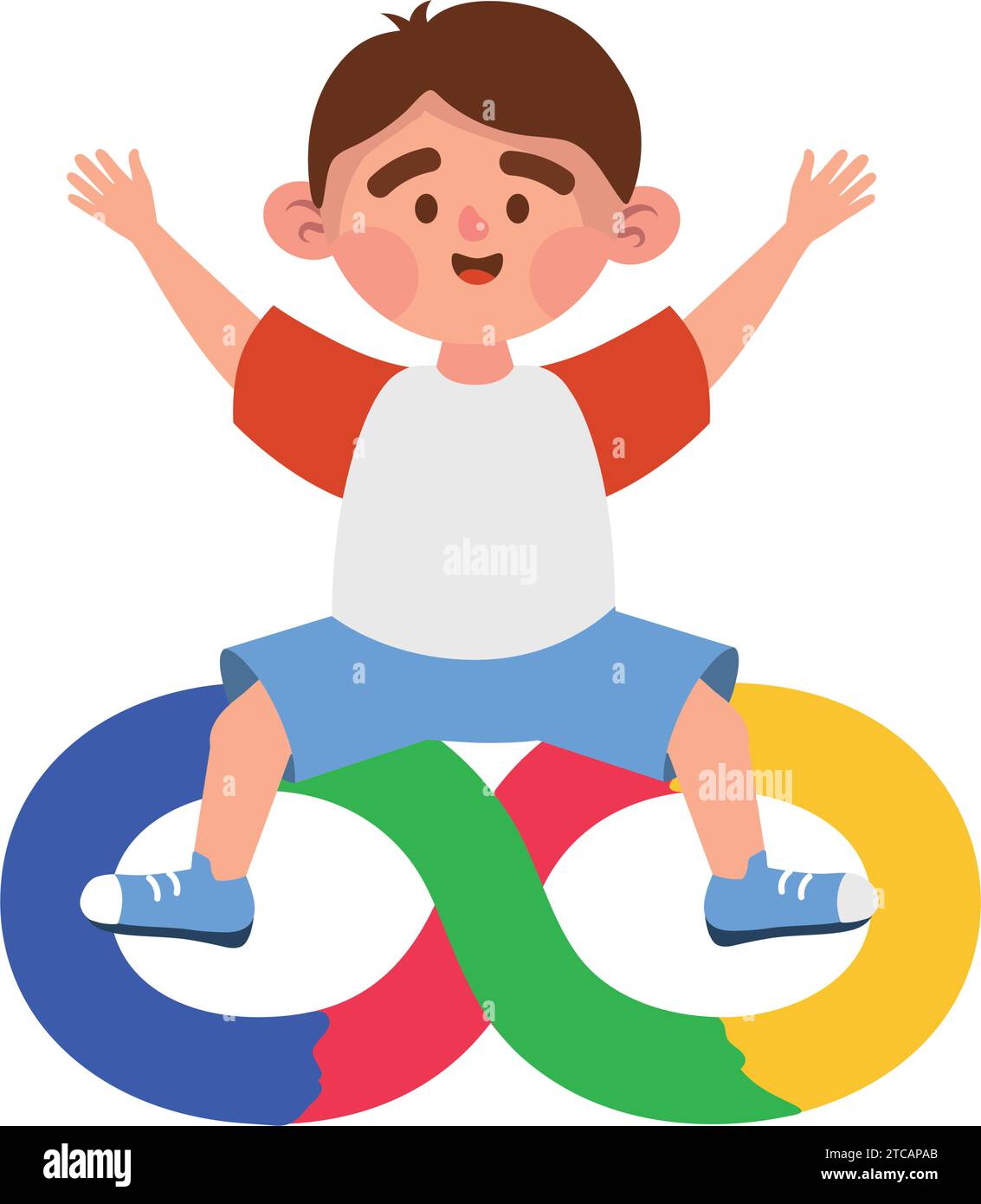 autism boy disorder Stock Vector Image & Art - Alamy
