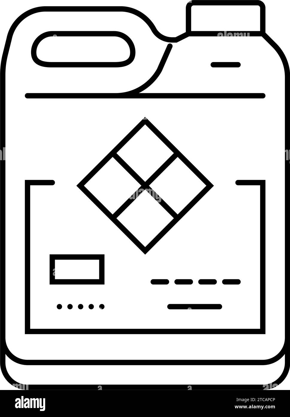 chemical cleaning engineer line icon vector illustration Stock Vector ...