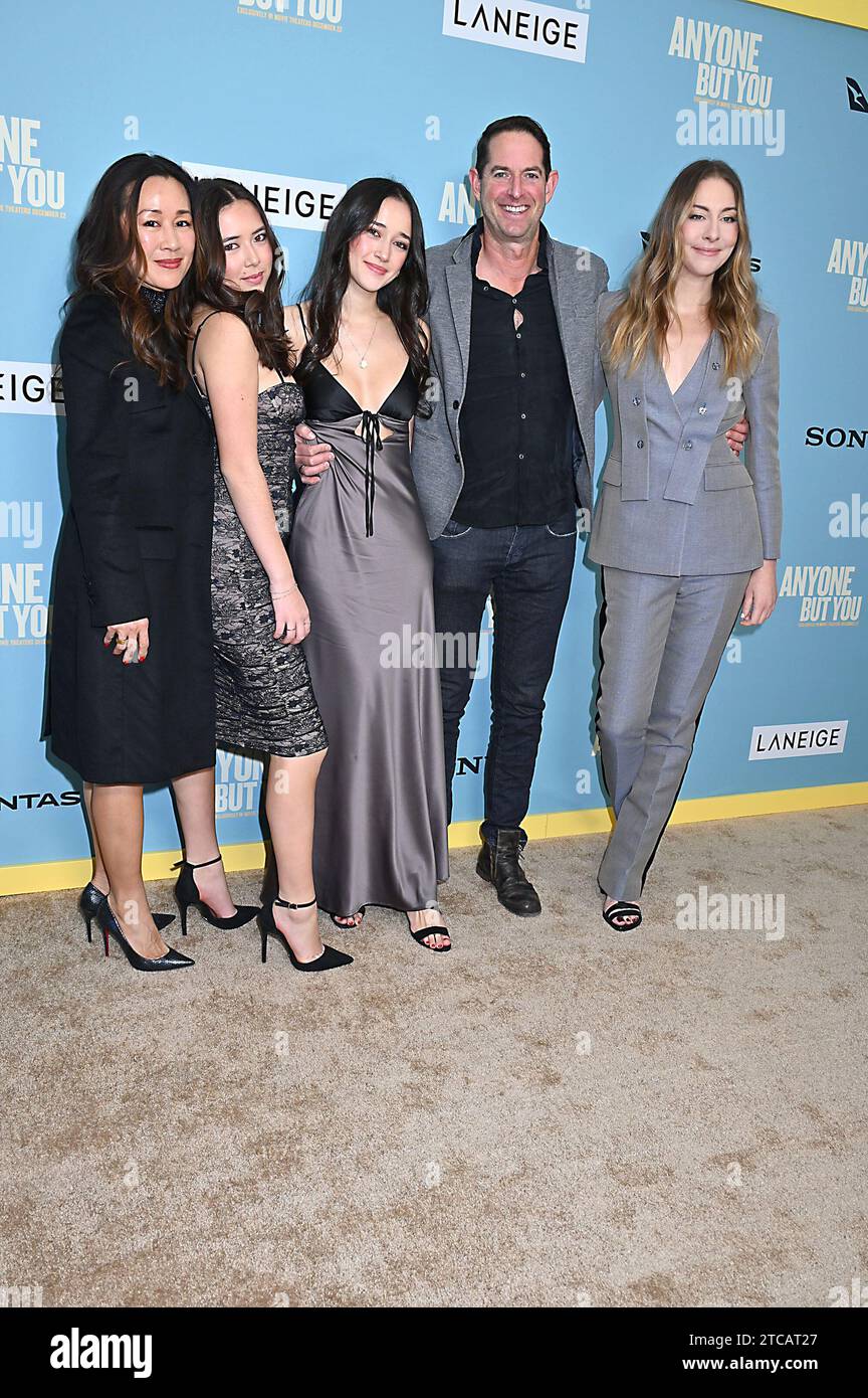 Jeff Kirschenbaum and family & Este Haim attend the "Anyone But You ...