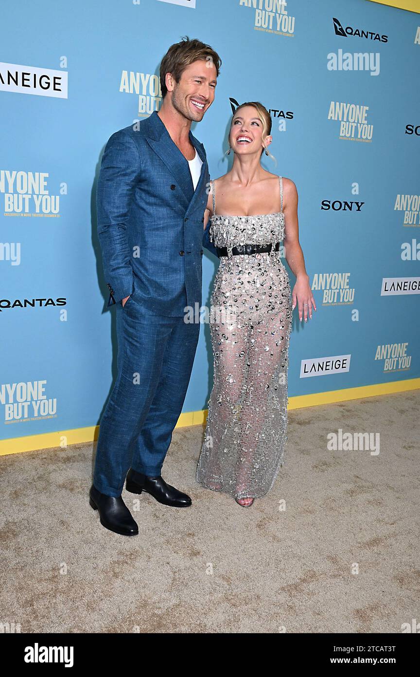 Glen Powell & Sydney Sweeney attend the "Anyone But You" World Premiere ...