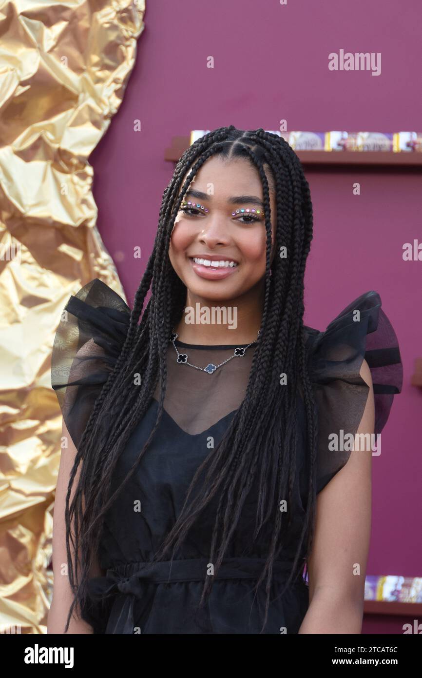 Los Angeles, California, USA 10th December 2023 Mychal-Bella Rayne ...