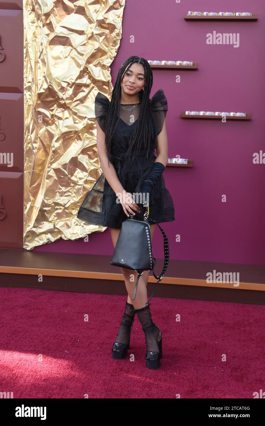 Los Angeles, California, USA 10th December 2023 Mychal-Bella Rayne ...