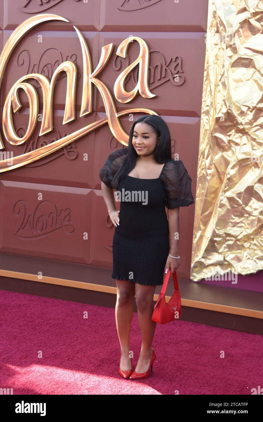 Los Angeles California Usa 10th December 2023 Actress Layla Crawford Attends Warner Bros