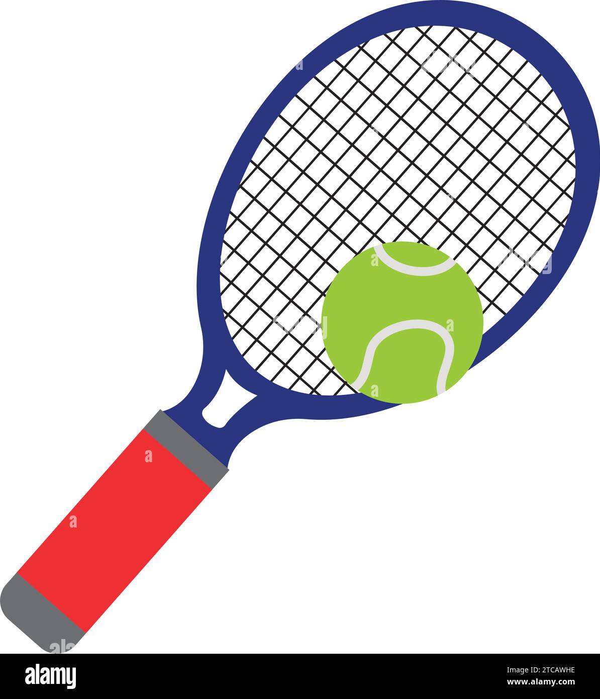 tennis racket and ball Stock Vector Image & Art - Alamy