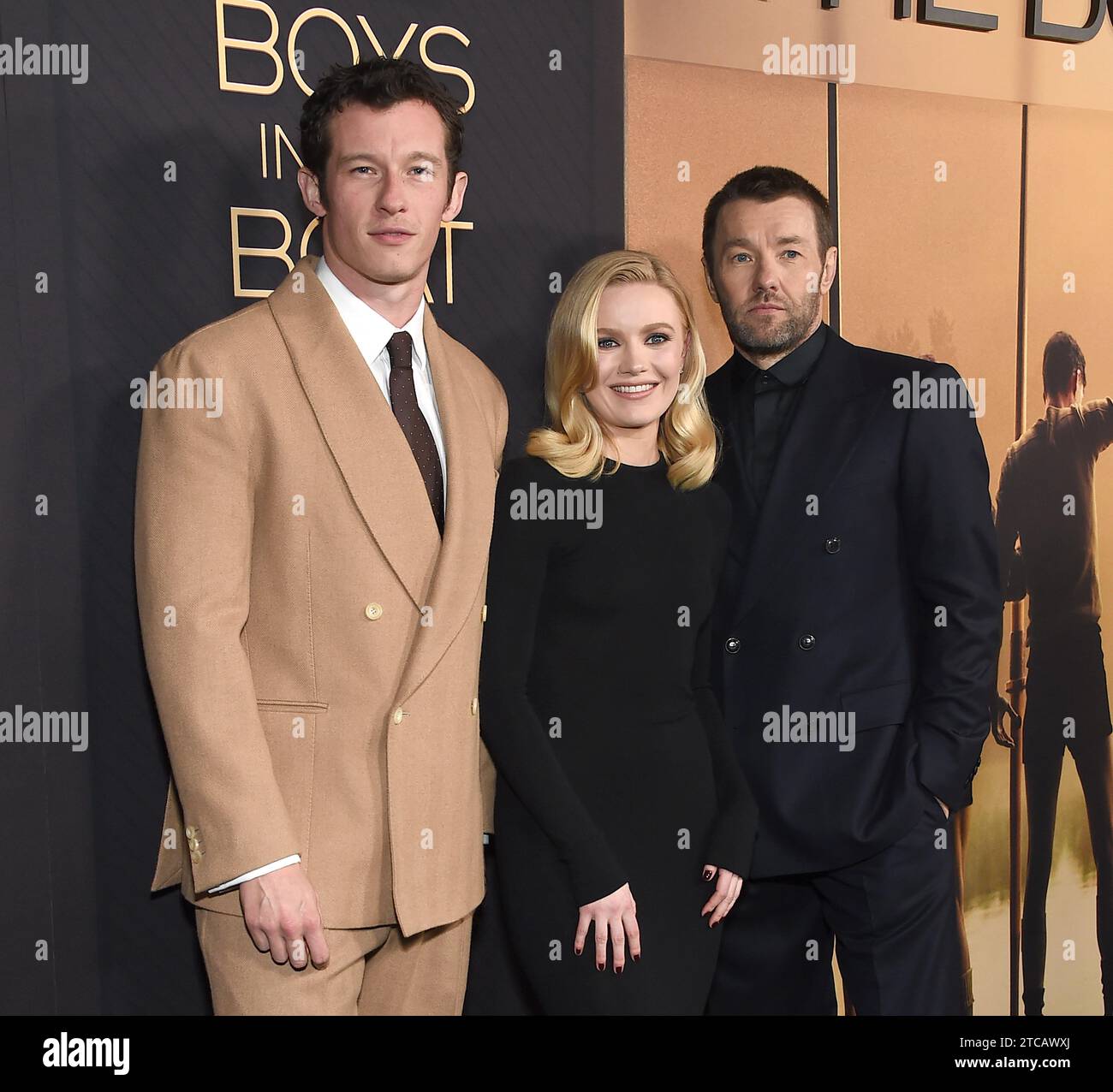 Beverly Hills, USA. 11th Dec, 2023. Callum Turner, Hadley Robinson and ...