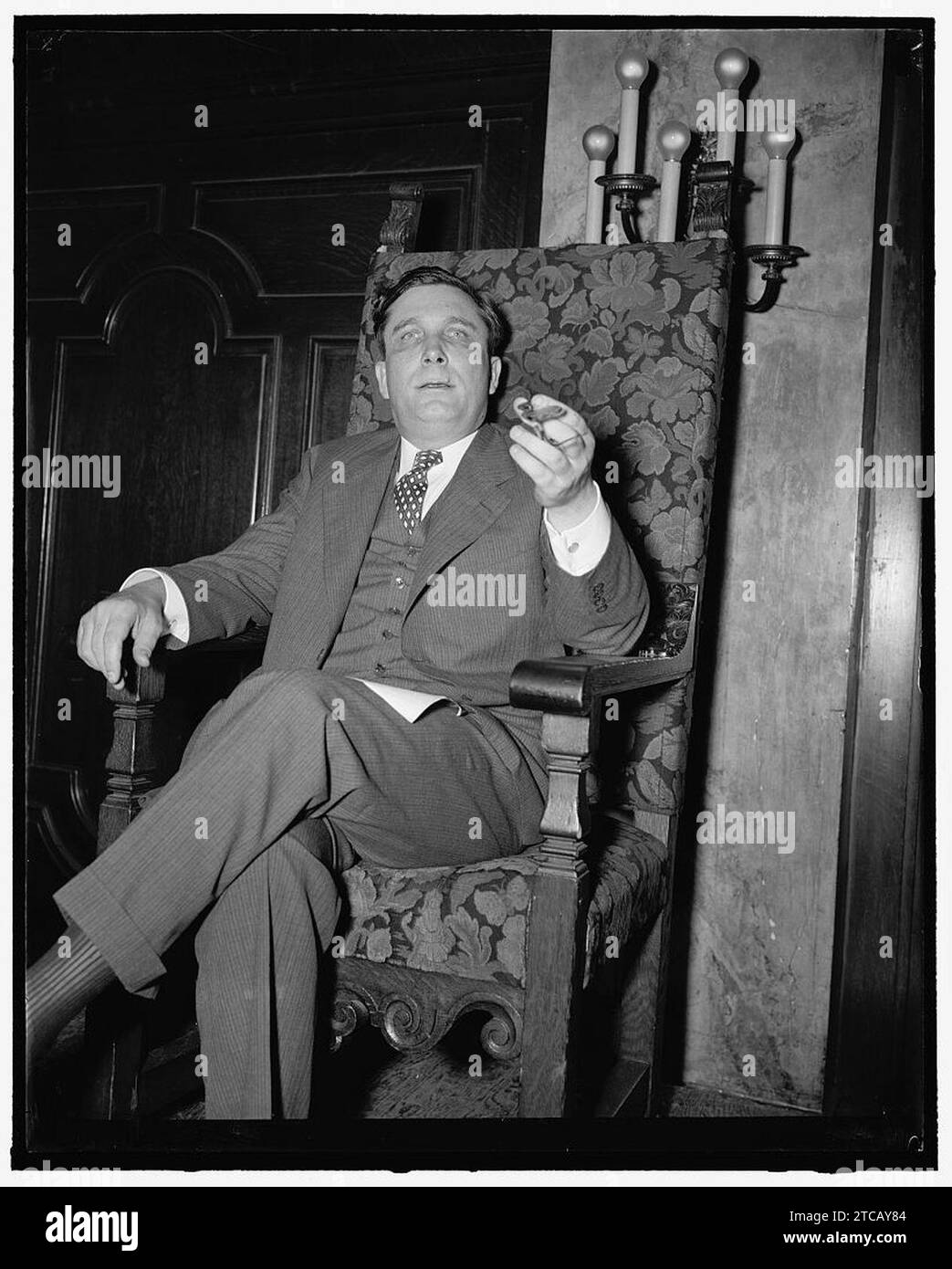 Wendell Willkie sitting Stock Photo - Alamy