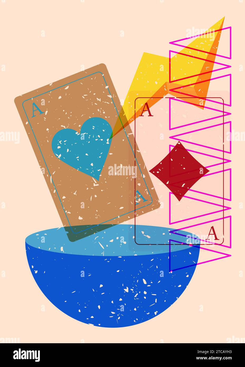 Poker card texture hi-res stock photography and images - Alamy