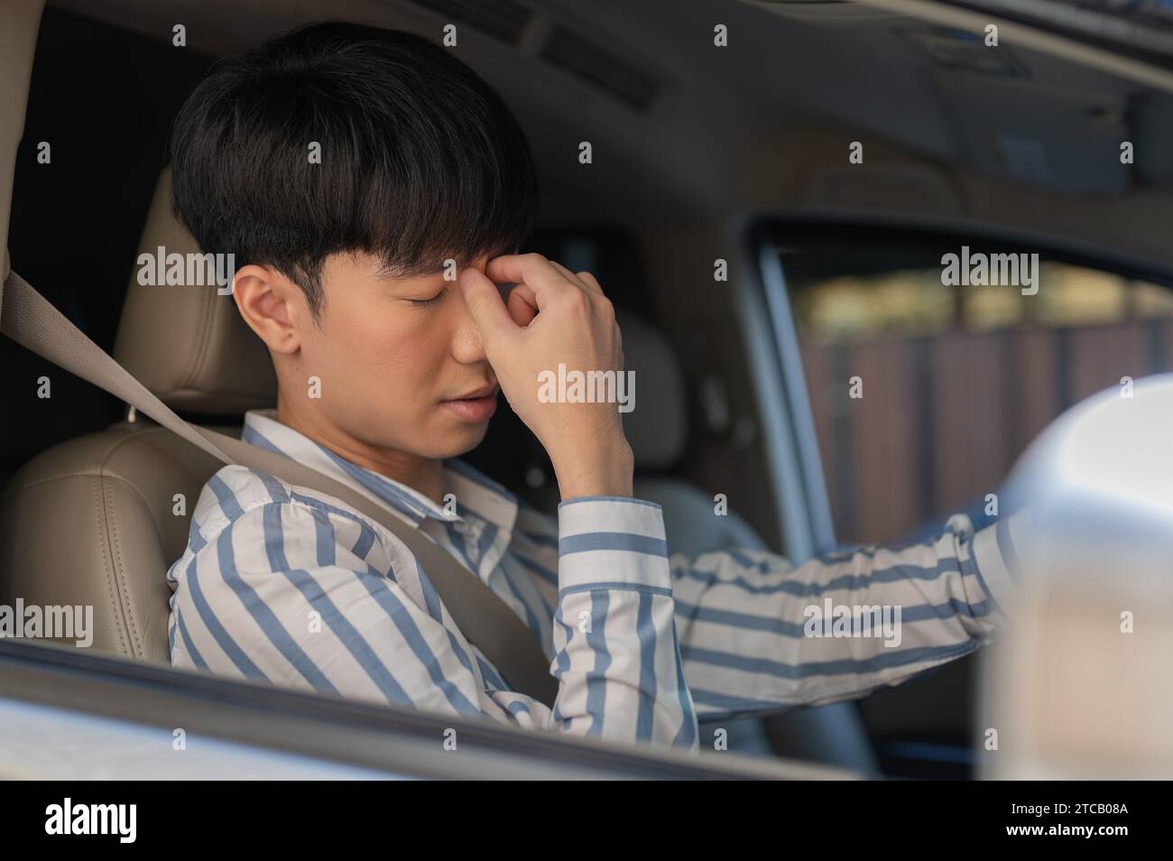 Tiredness from a long journey hi-res stock photography and images - Alamy