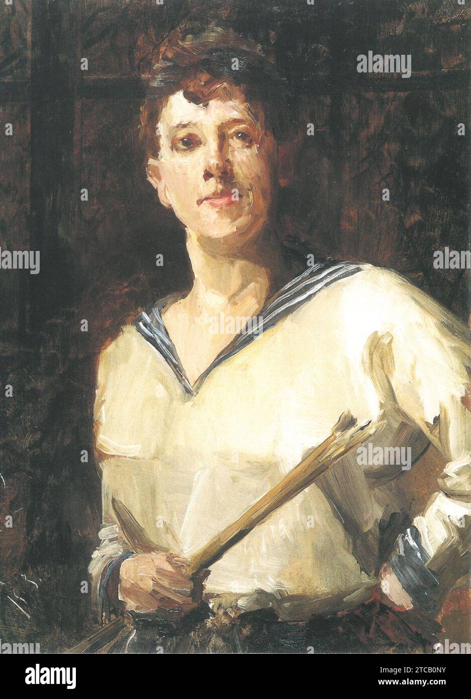 Werefkin, Selbstbildnis in Matrosenbluse Stock Photo - Alamy