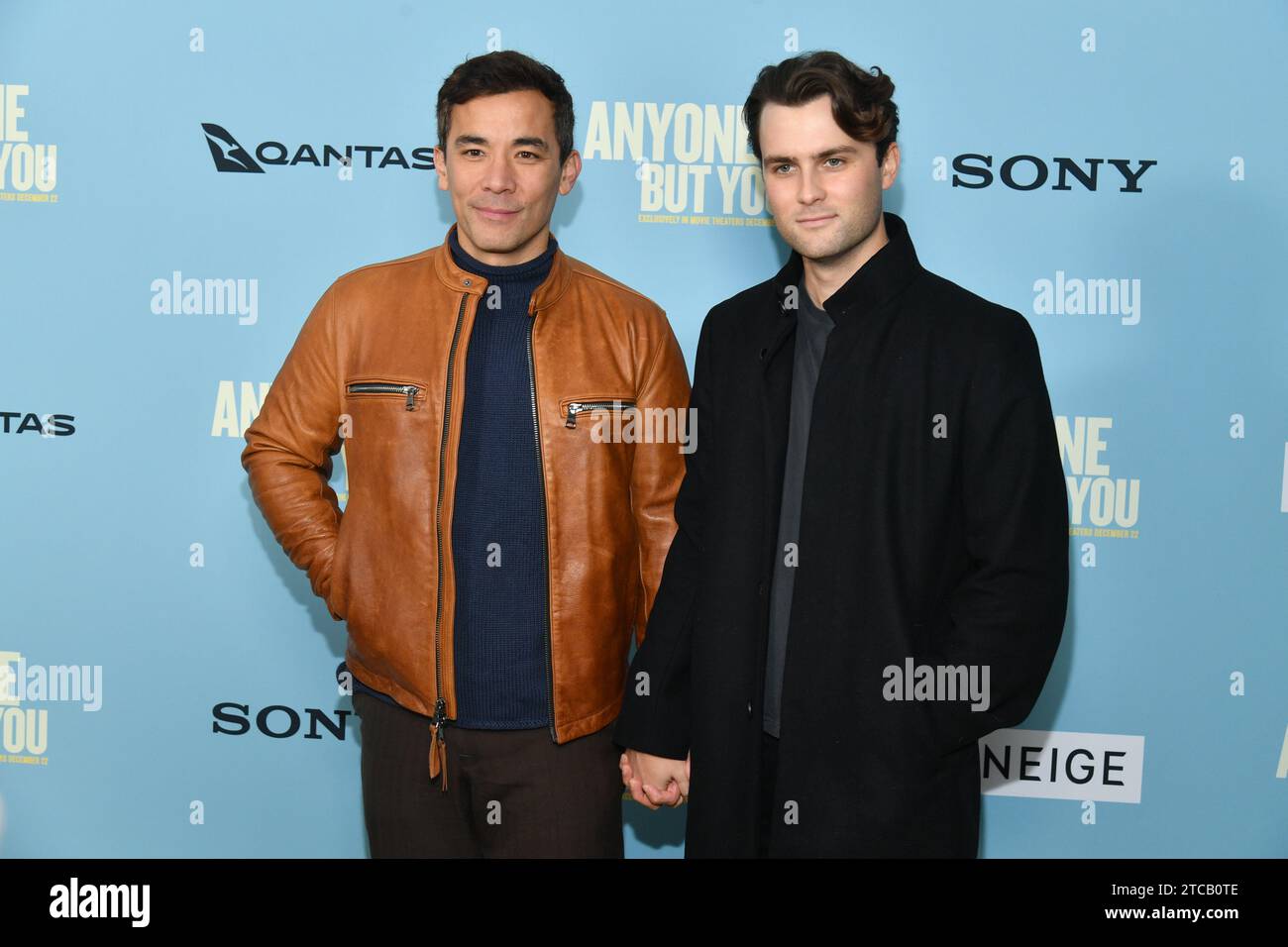 Conrad Ricamora and Peter Wesley Stock Photo - Alamy