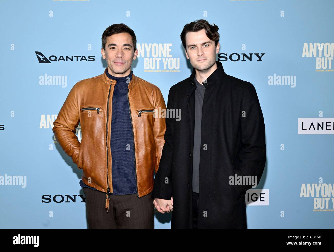 Conrad Ricamora, left, and Peter Wesley Jensen attend the premiere of ...