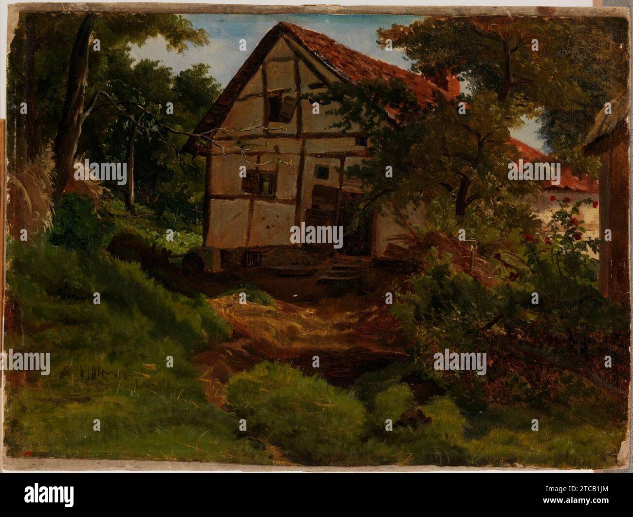 Werner Holmberg - Farmhouse in Germany, Study Stock Photo - Alamy
