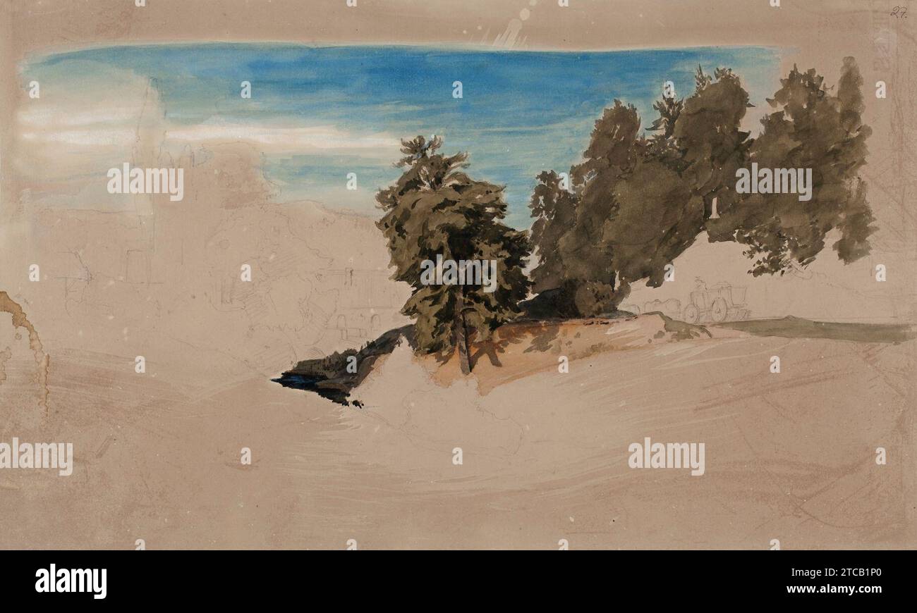 Werner Holmberg - Landscape, Unfinished Stock Photo - Alamy