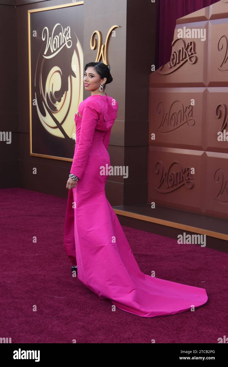 Los Angeles California Usa 10th December 2023 Actress Xochitl Gomez