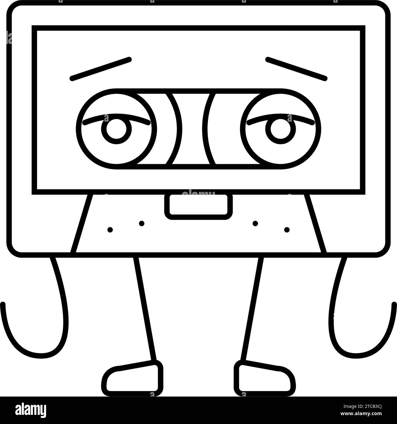 vintage concert ticket retro music line icon vector illustration Stock ...