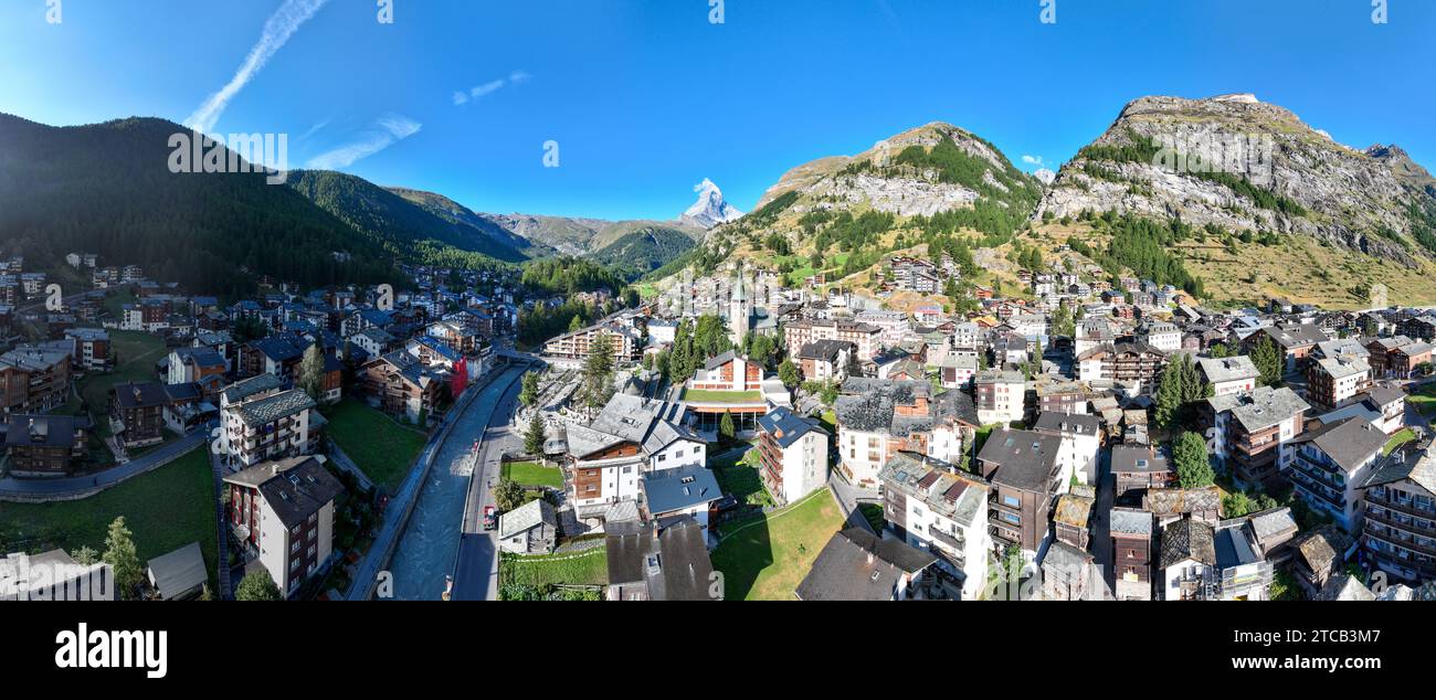 Zermatt church of st mauritius hi-res stock photography and images - Alamy