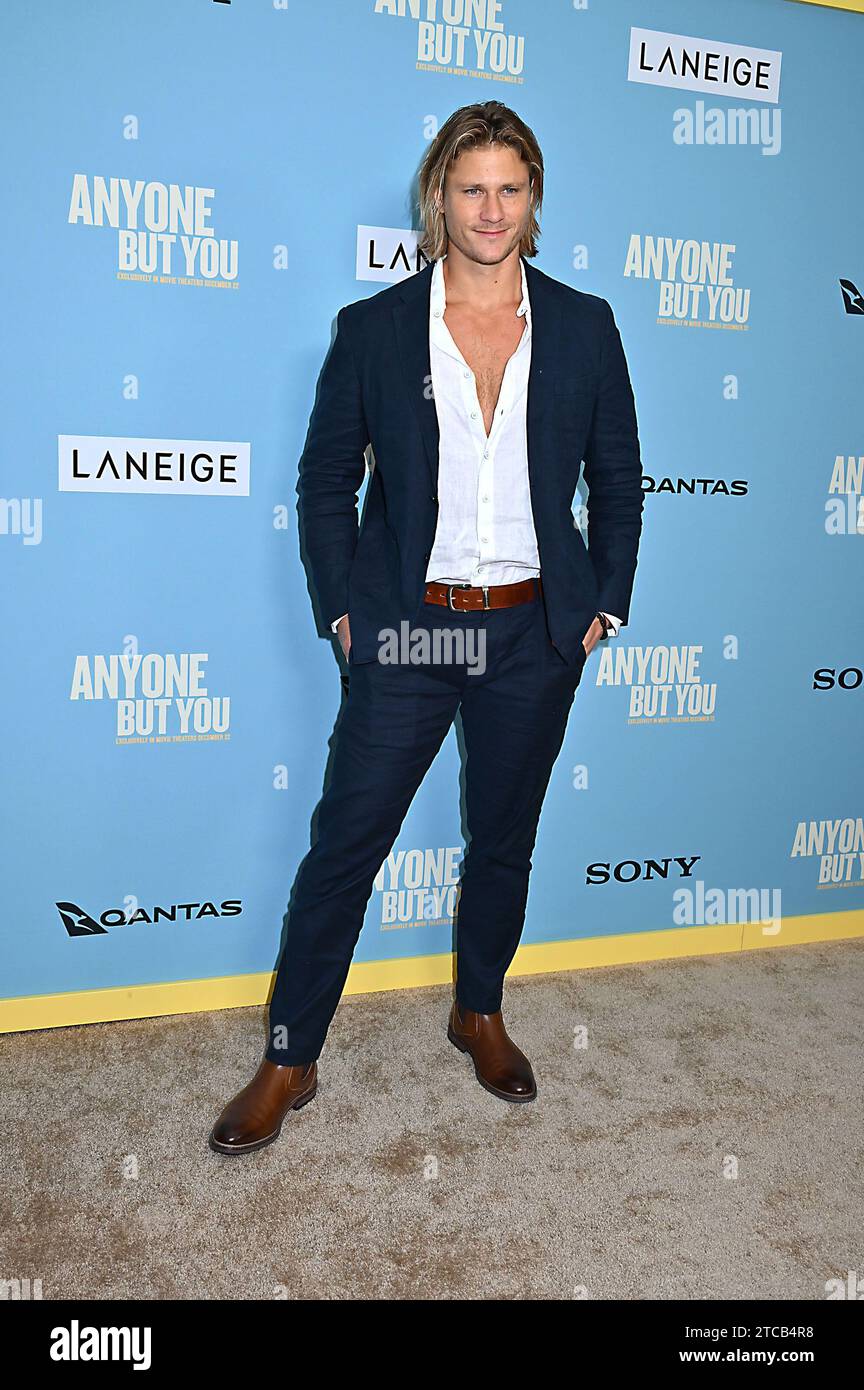 actor from the movie Joe Davidson attends the "Anyone But You" World ...
