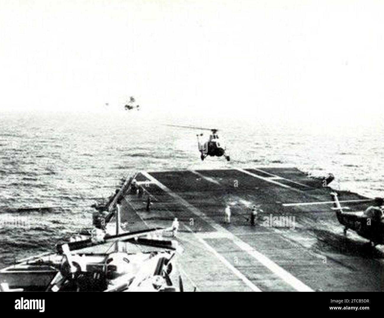 Wessex HAS1 of 815 NAS landing on USS Essex (CVS-9) in November 1963 ...