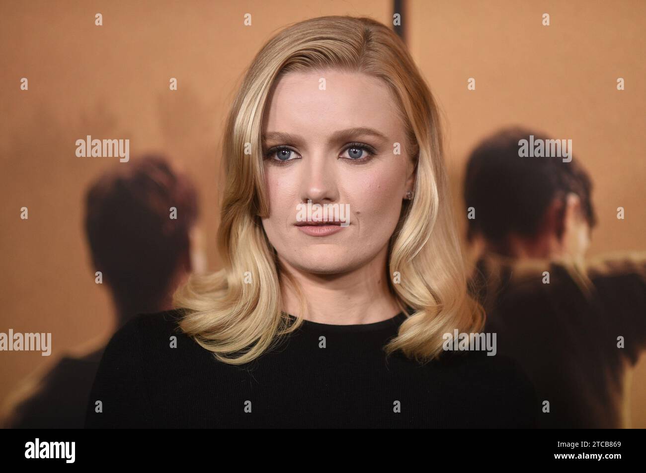 Hadley Robinson attends the premiere of "The Boys in the Boat" on ...