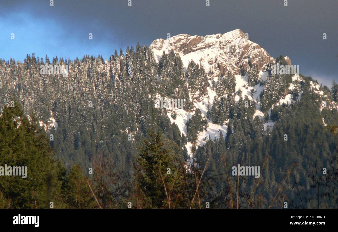 West face of Mount Wow Stock Photo - Alamy