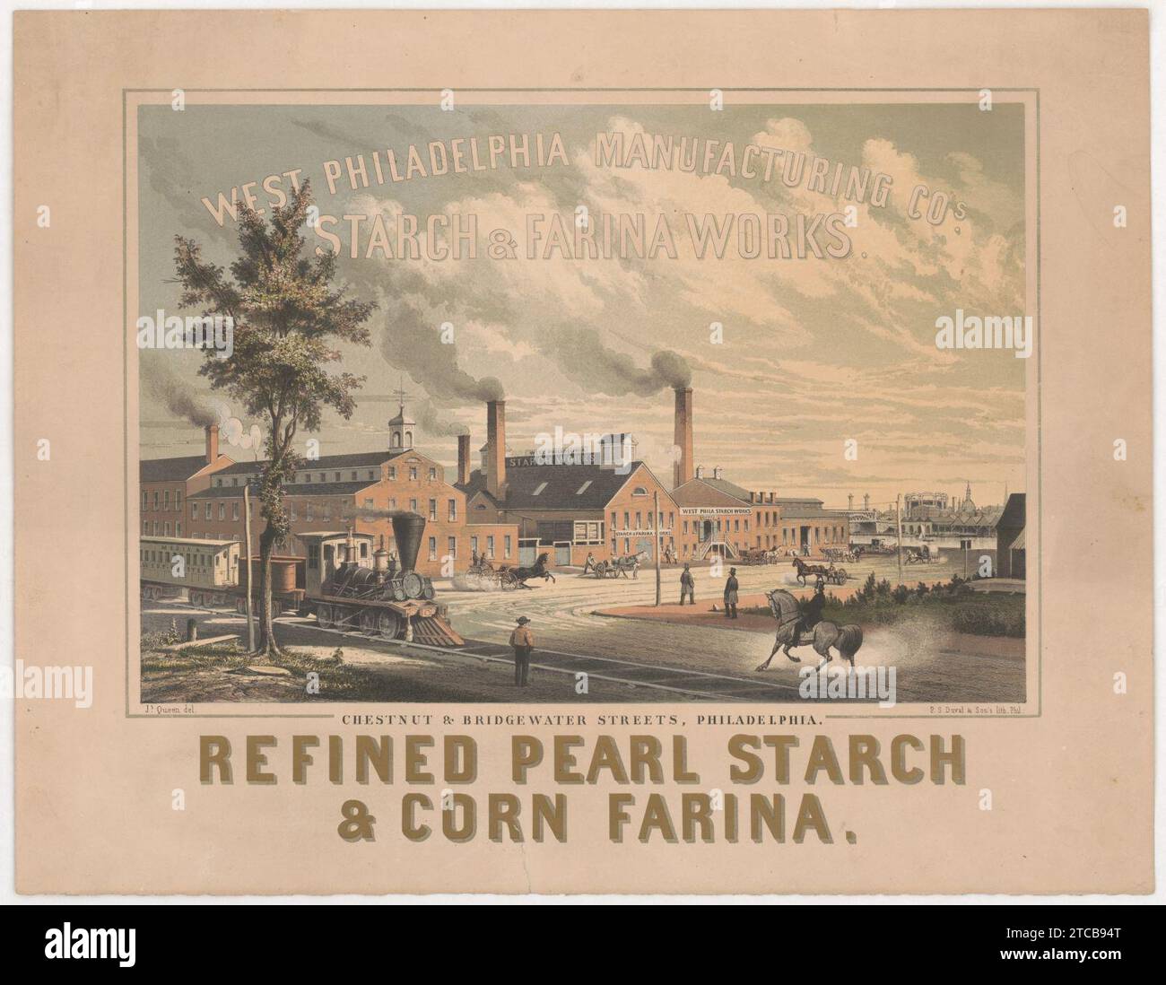 West Philadelphia Manufacturing Cos. starch & sarina works - Js. Queen ...