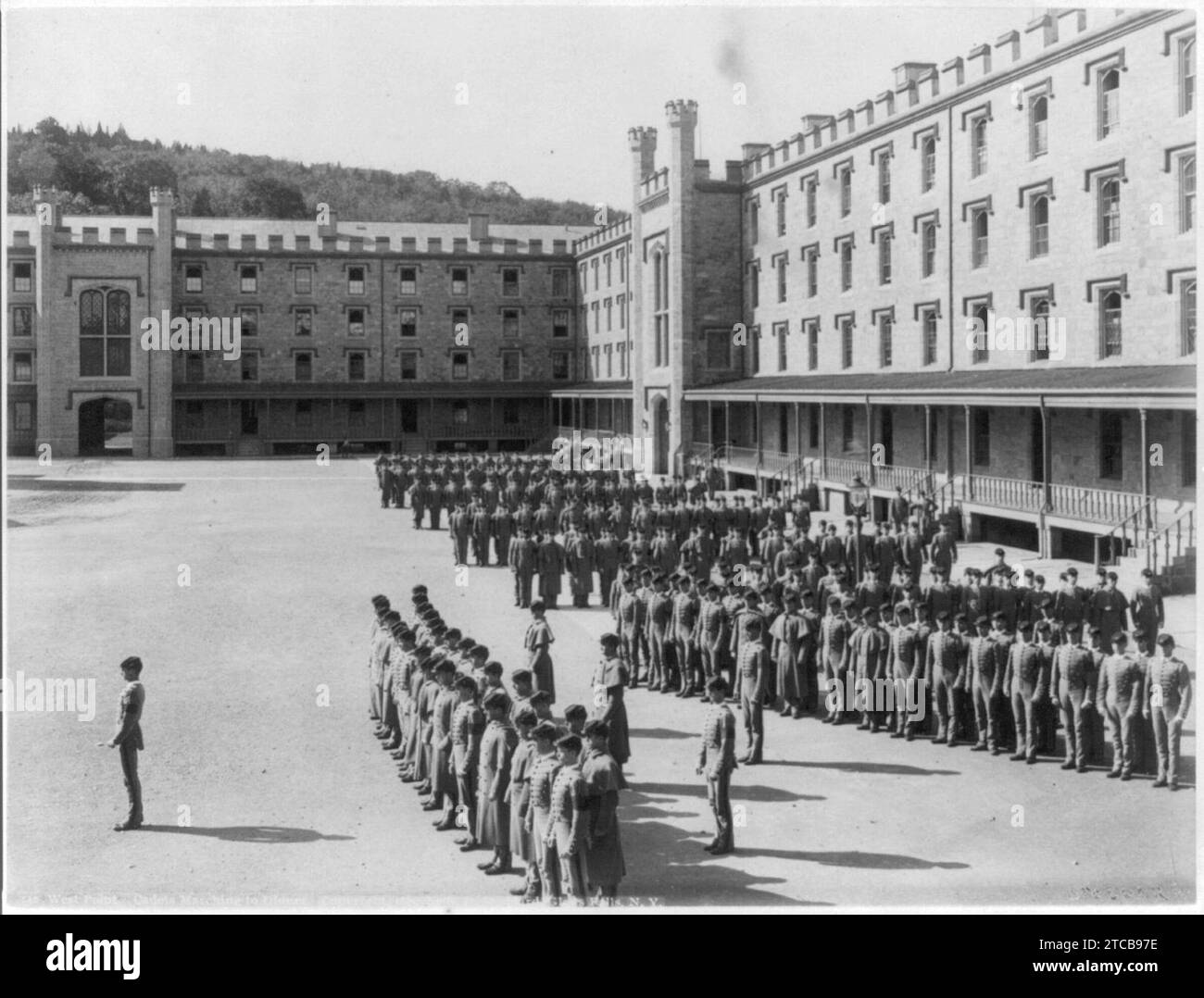 West Point- Cadets marching to dinner Stock Photo - Alamy
