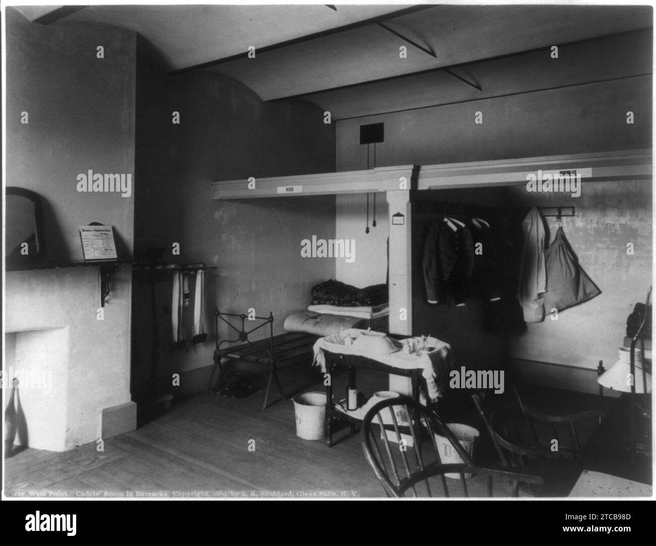 West Point- Cadets' room in barracks Stock Photo - Alamy