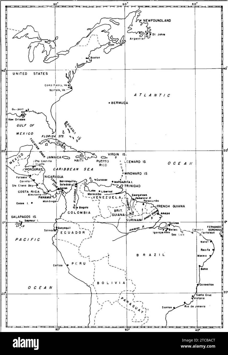 Western Atlantic Defense Zone Stock Photo - Alamy