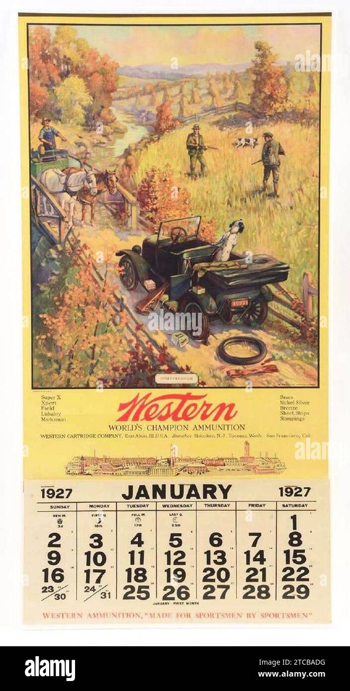 Western calendar hi-res stock photography and images - Alamy