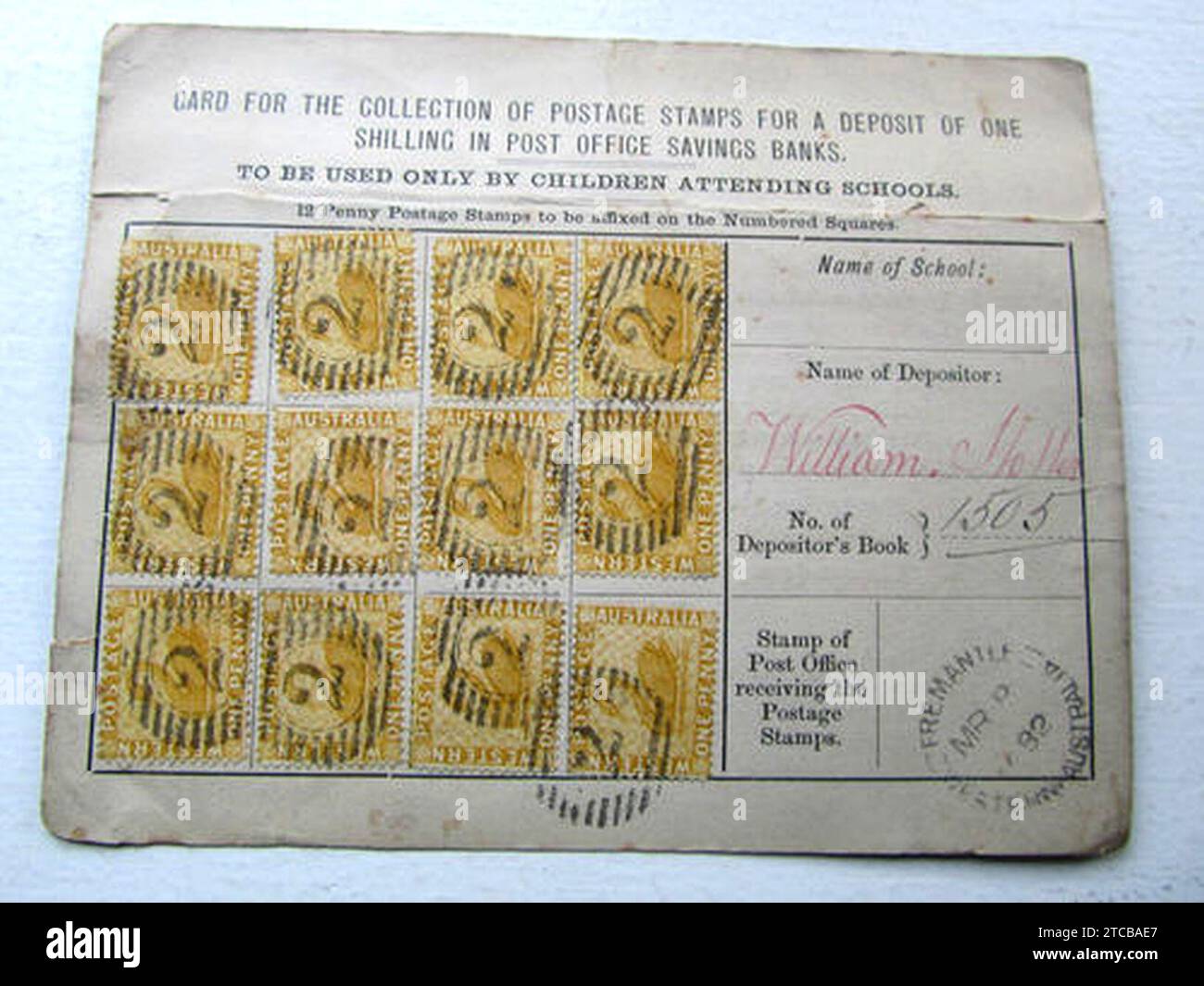 Savings stamp hi-res stock photography and images - Alamy