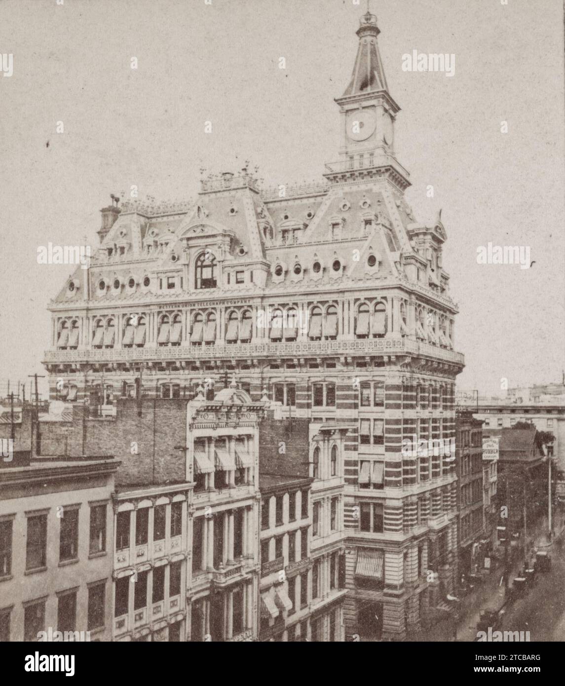 Western Union Telegraph Building Stock Photo - Alamy