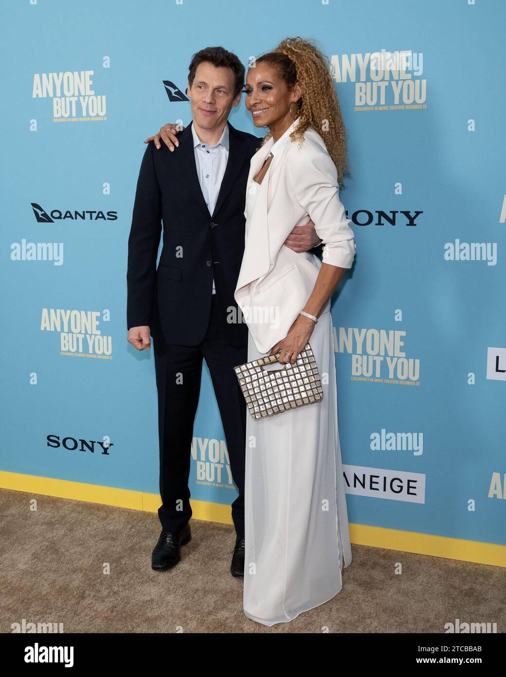 New York, USA. 08th Dec, 2023. (L-R) Will Gluck and Michelle Hurd ...