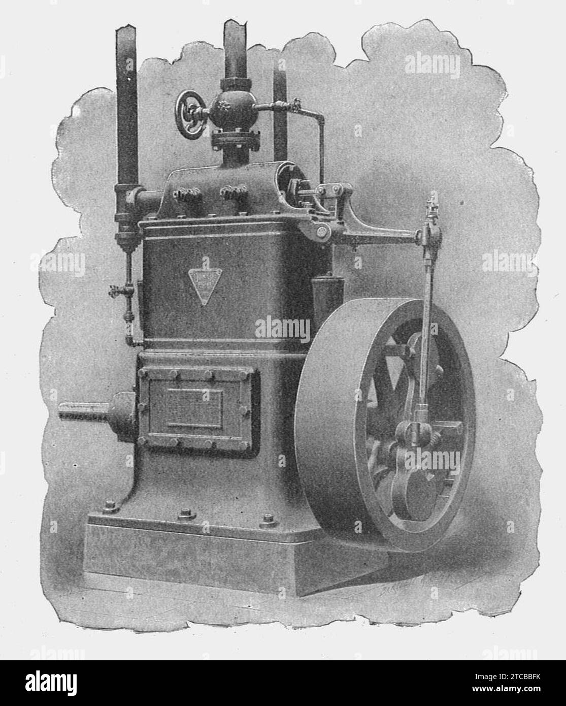 Westinghouse Junior engine, front view (New Catechism of the Steam ...