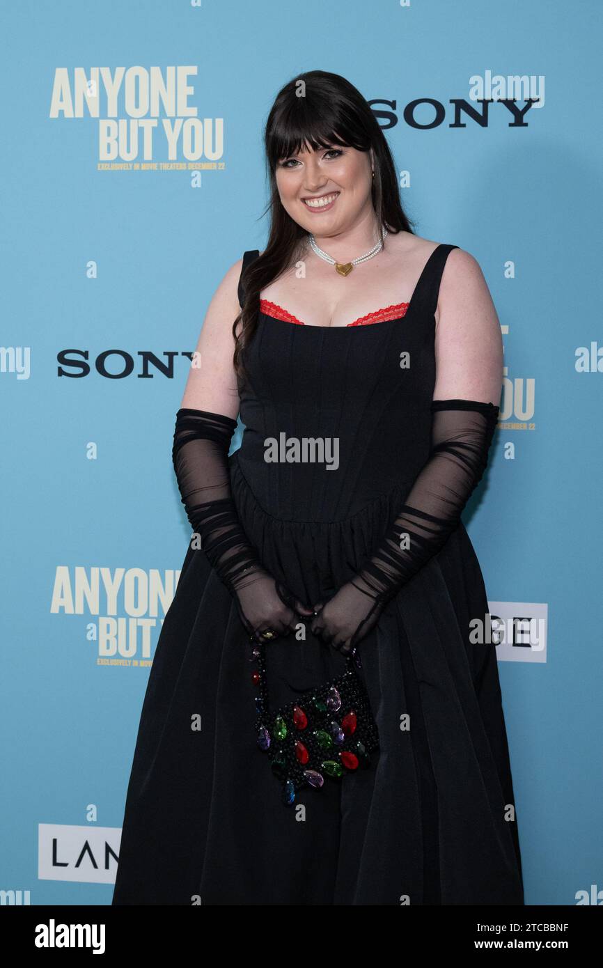 New York, USA. 08th Dec, 2023. Ilana Wolpert arrives for the New York ...