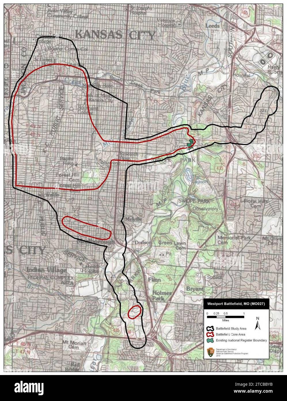 Westport Battlefield Missouri Stock Photo - Alamy