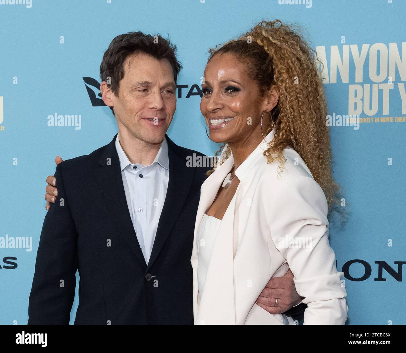 New York, USA. 08th Dec, 2023. (L-R) Will Gluck and Michelle Hurd ...
