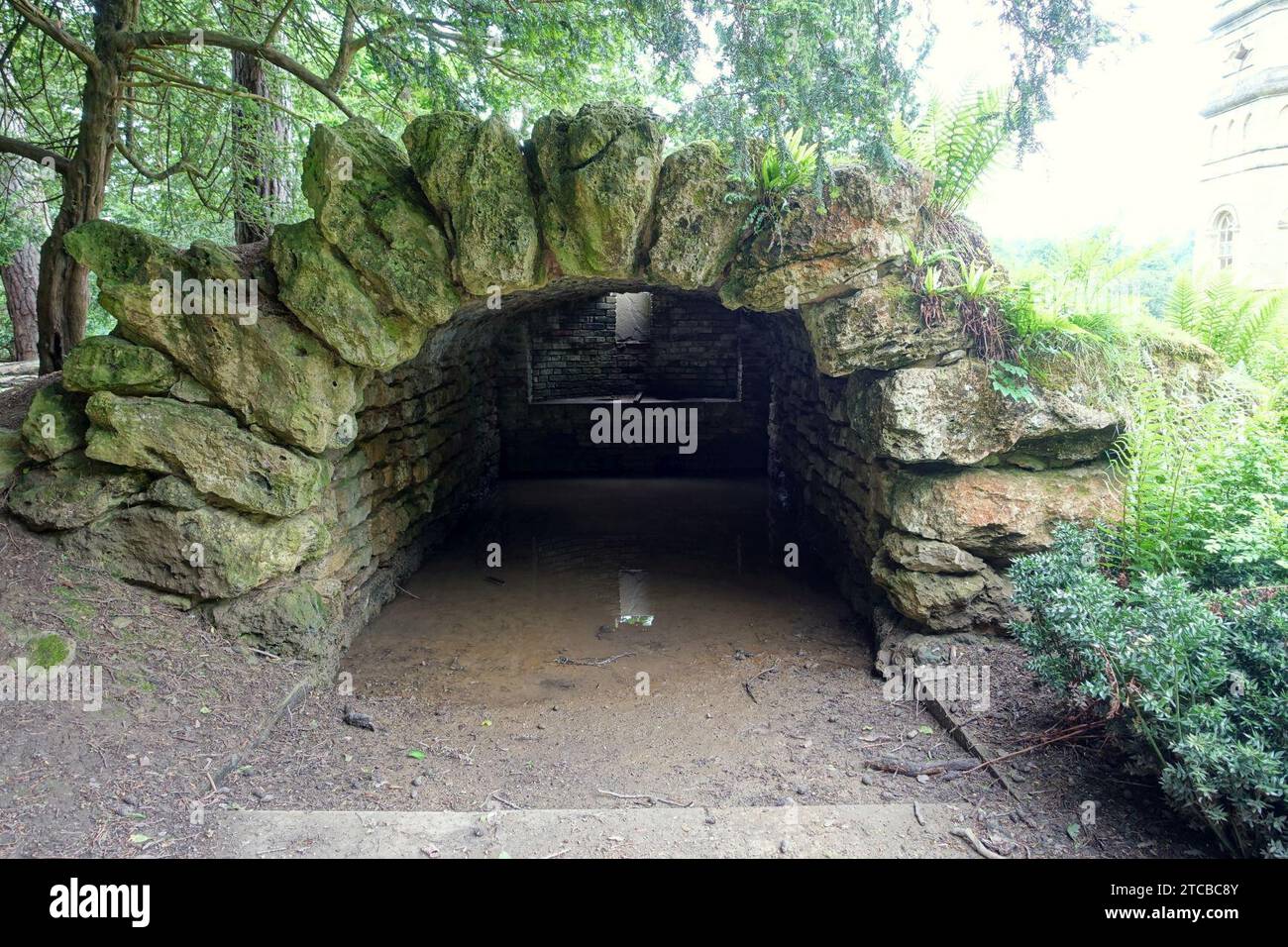 Wet place - Studley Royal Park - North Yorkshire, England Stock Photo ...