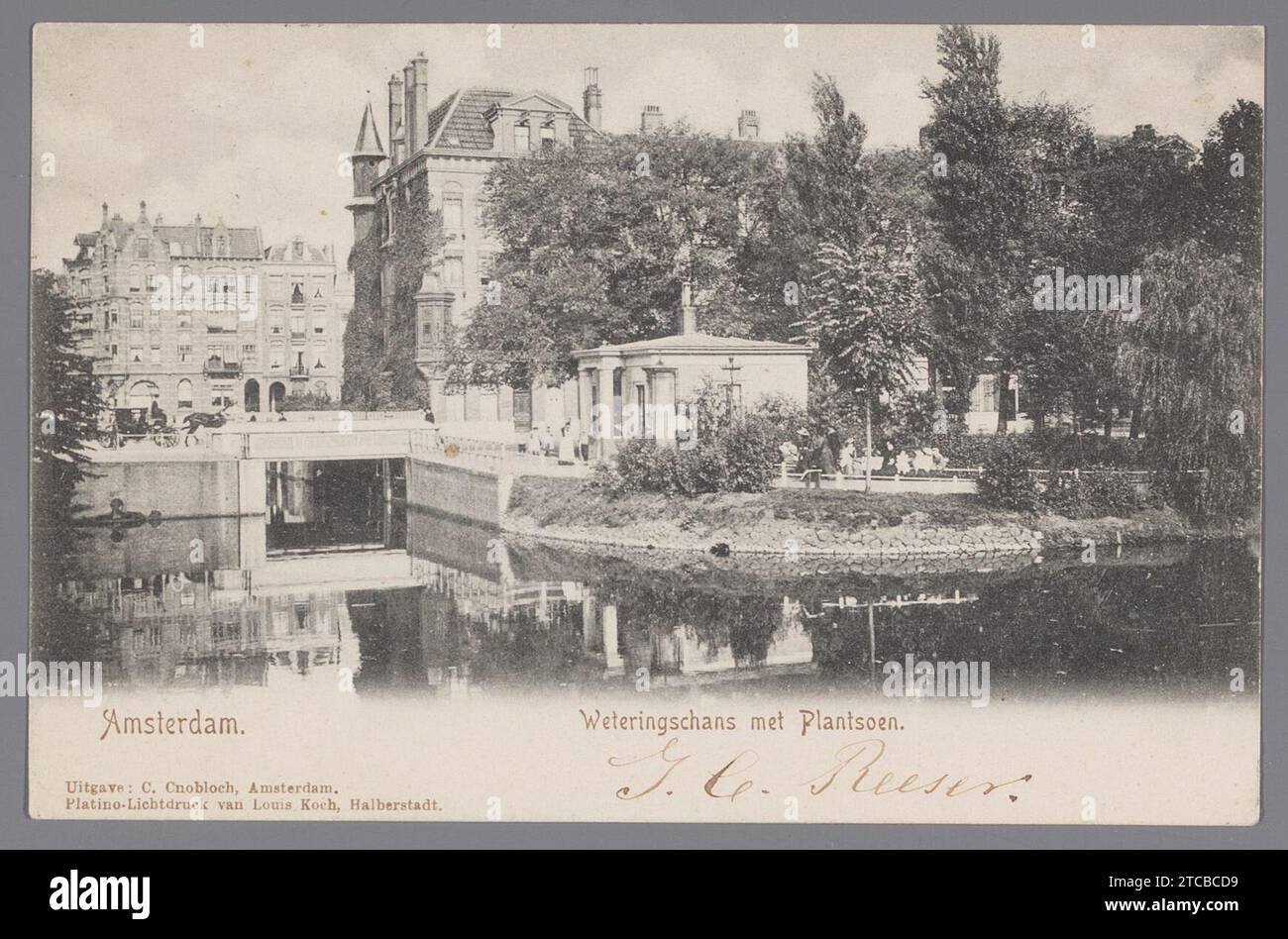 Weteringschans met Plantsoen Stock Photo - Alamy