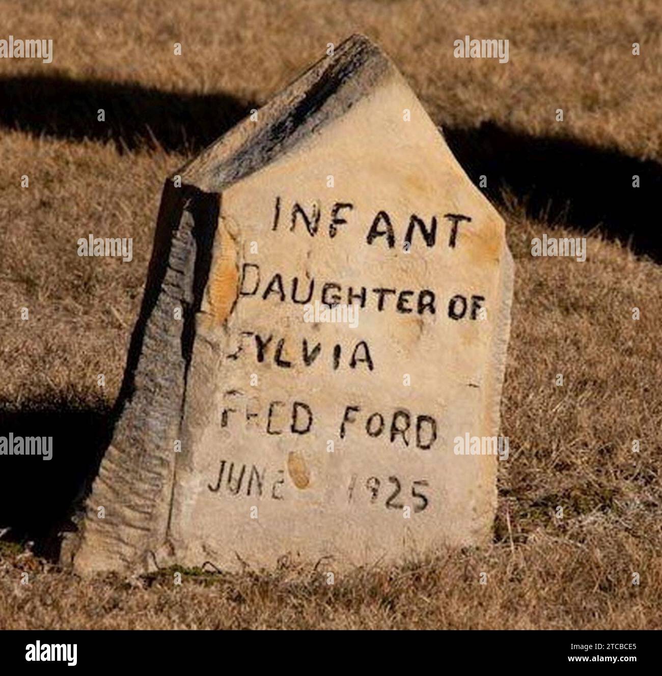 Wetlands and Wildlife Scenic Byway - Infant Grave in the Hoisington ...