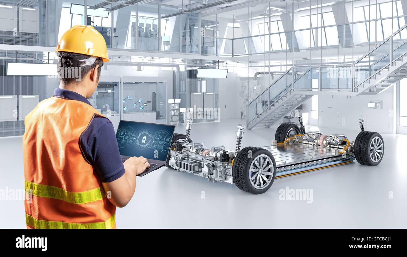 Ev battery factory hi-res stock photography and images - Alamy