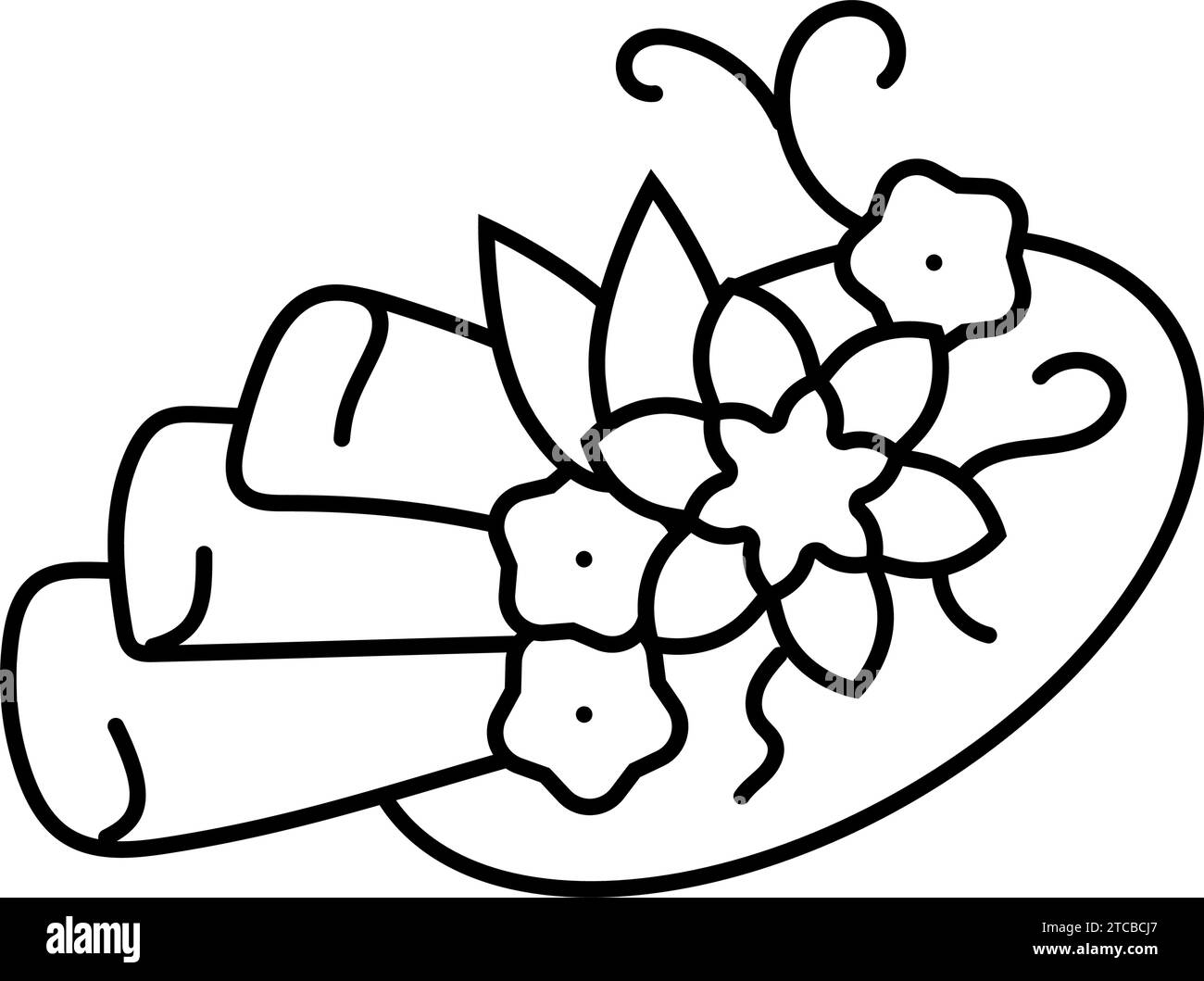 fascinator hat cap line icon vector illustration Stock Vector Image ...