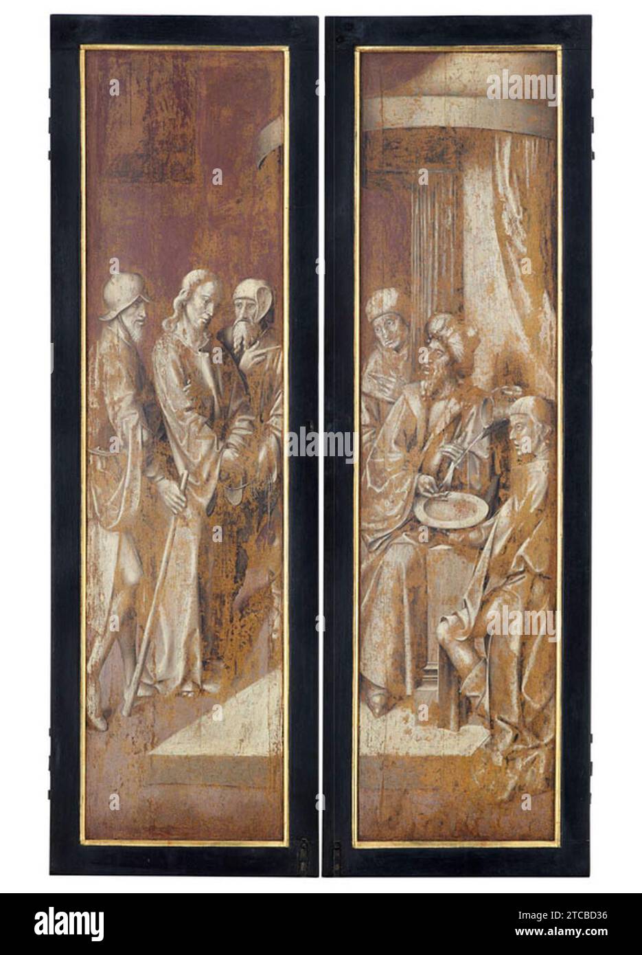 Weyden, Goswyn van der - Triptyque de la Crucifixion, D 90, v Stock Photo - Alamy