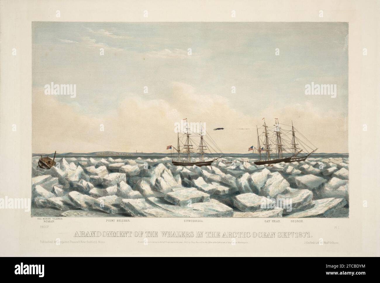 Whaling-1 - Abandonment of the Whalers In The Arctic Ocean Sept. 1871 ...