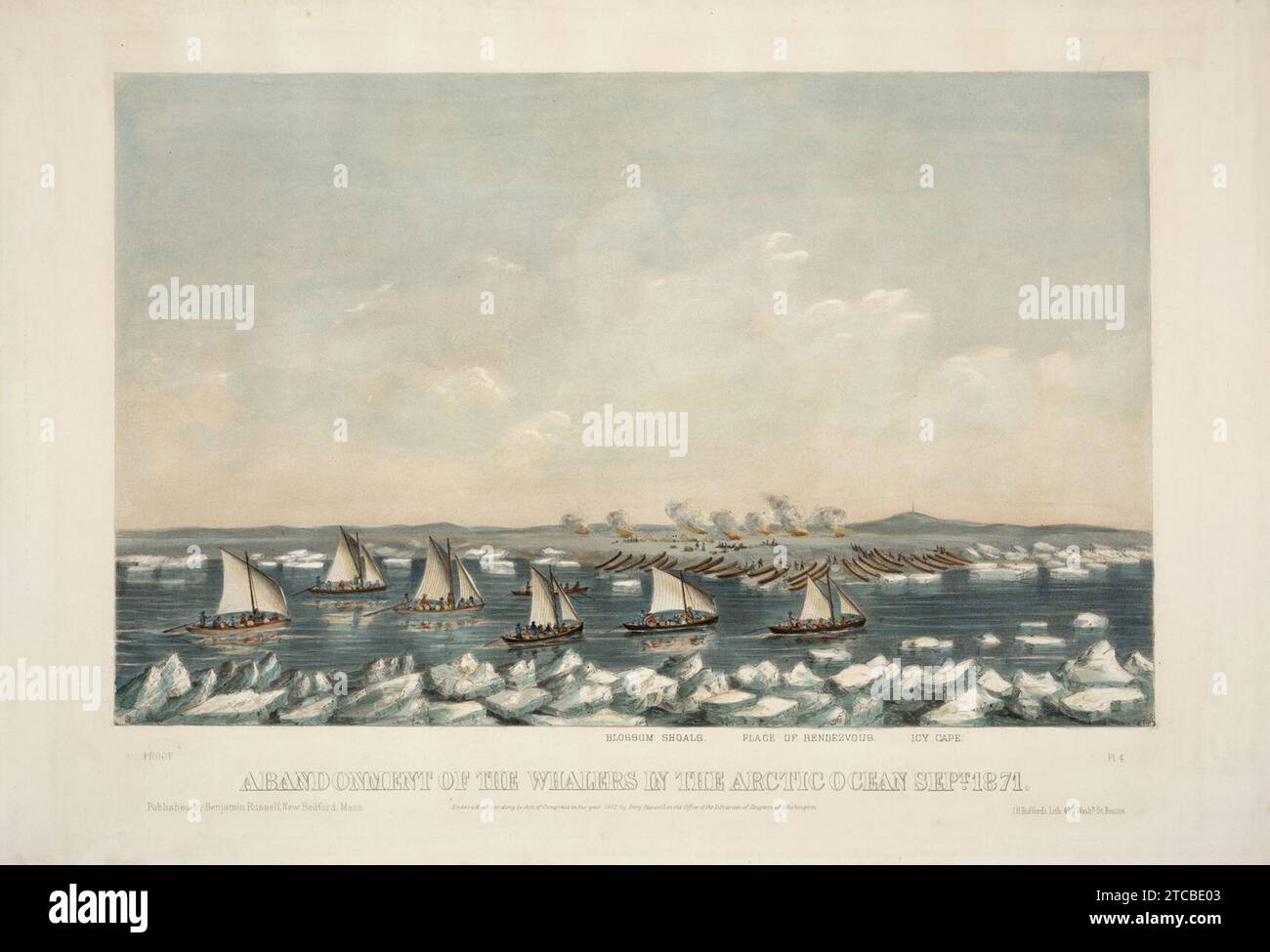 Whaling-4 - Abandonment of the Whalers In The Arctic Ocean Sept. 1871 ...